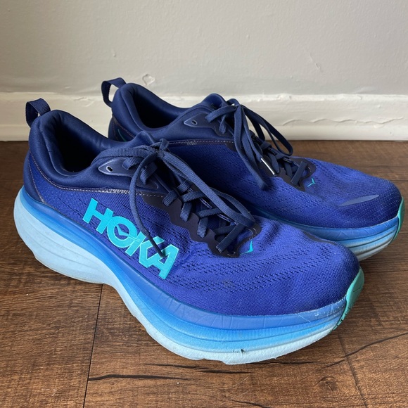 Hoka One One | Shoes | Hoka Bondi 8 One One Blue Running Blue Atheletic ...